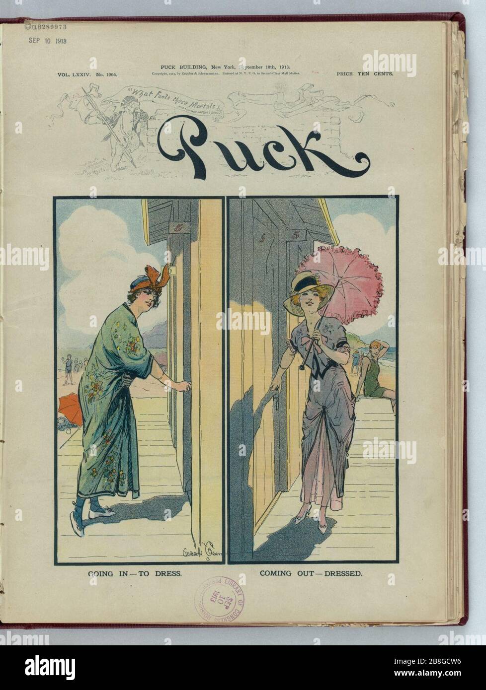 Going in - to dress - coming out - dressed - Gordon Grant '13 Stock ...