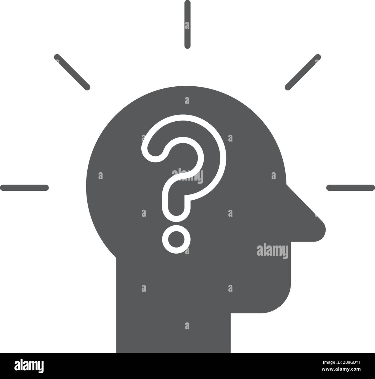 Question Mark Head Logo