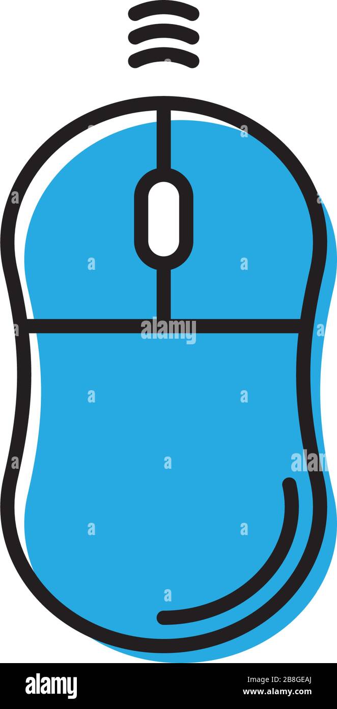 Mouse vector icon symbol isolated on white background Stock Vector ...