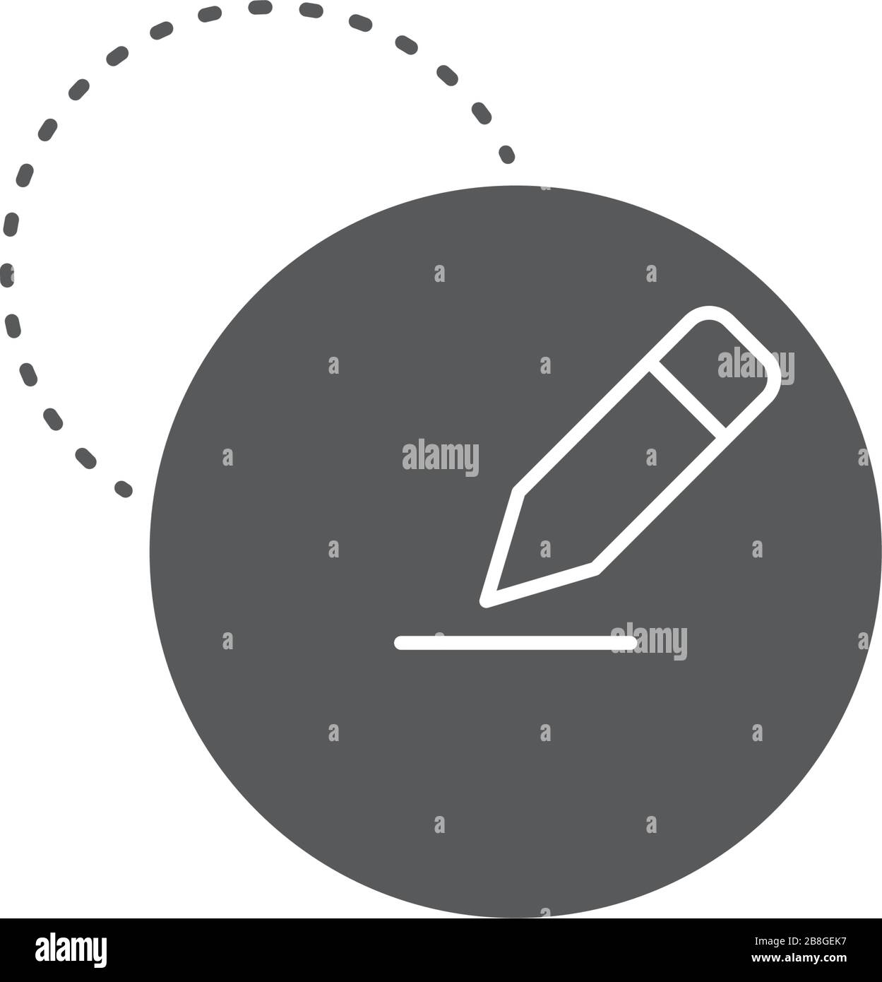 Comment writing vector icon symbol isolated on white background Stock ...