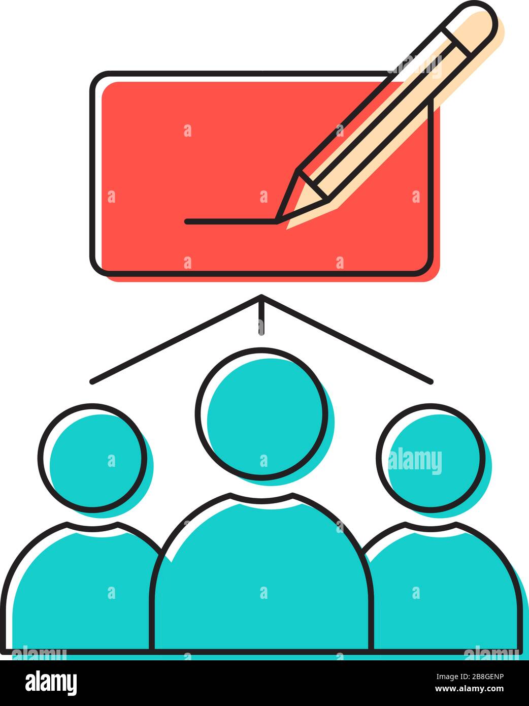 Comment writing vector icon symbol isolated on white background Stock ...