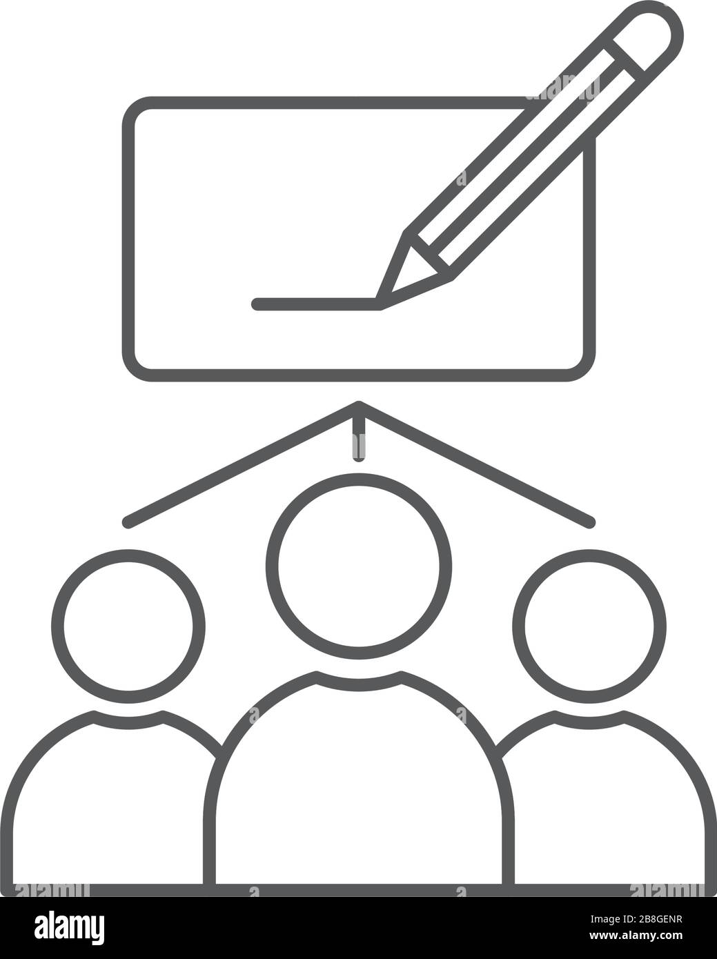 Comment writing vector icon symbol isolated on white background Stock ...