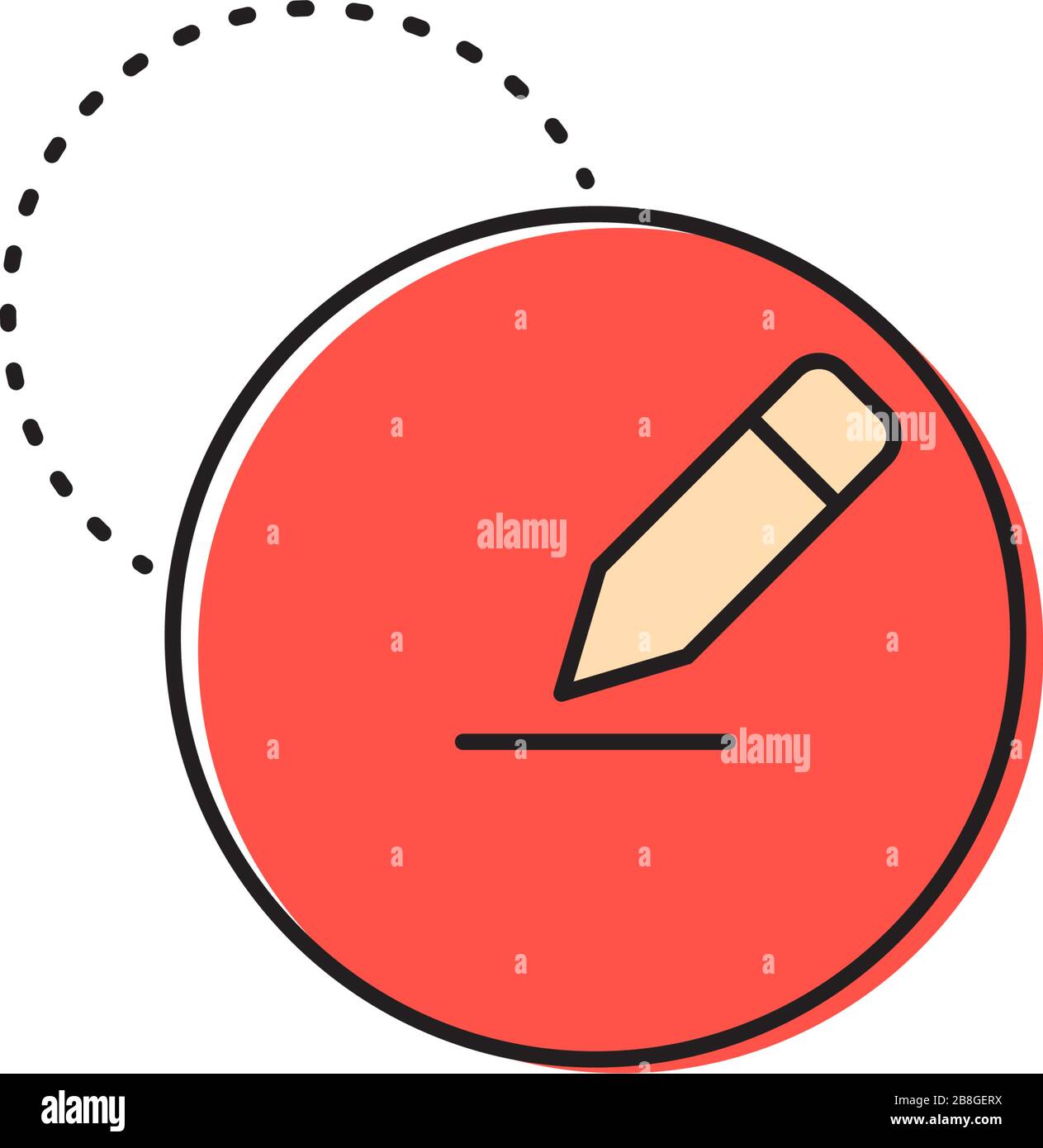 Comment writing vector icon symbol isolated on white background Stock ...