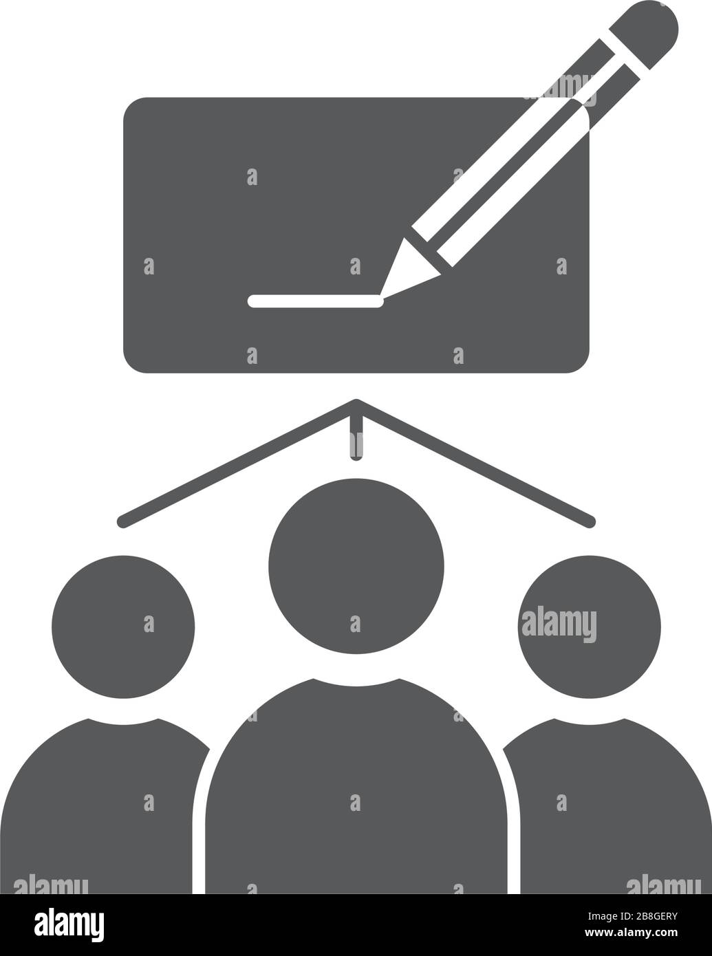 Comment writing vector icon symbol isolated on white background Stock ...