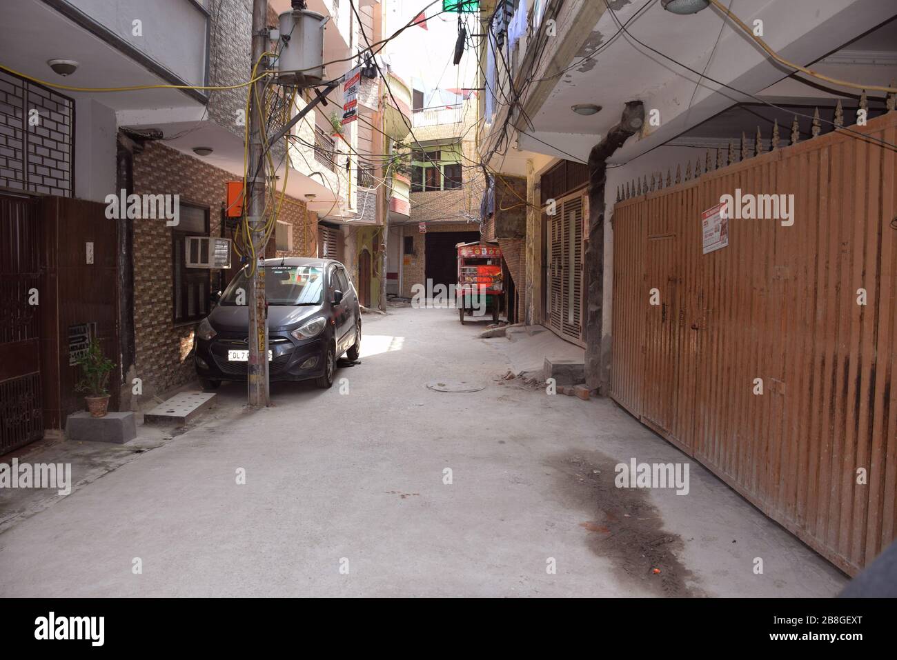 Empty streets covid lockdown india hi-res stock photography and images ...