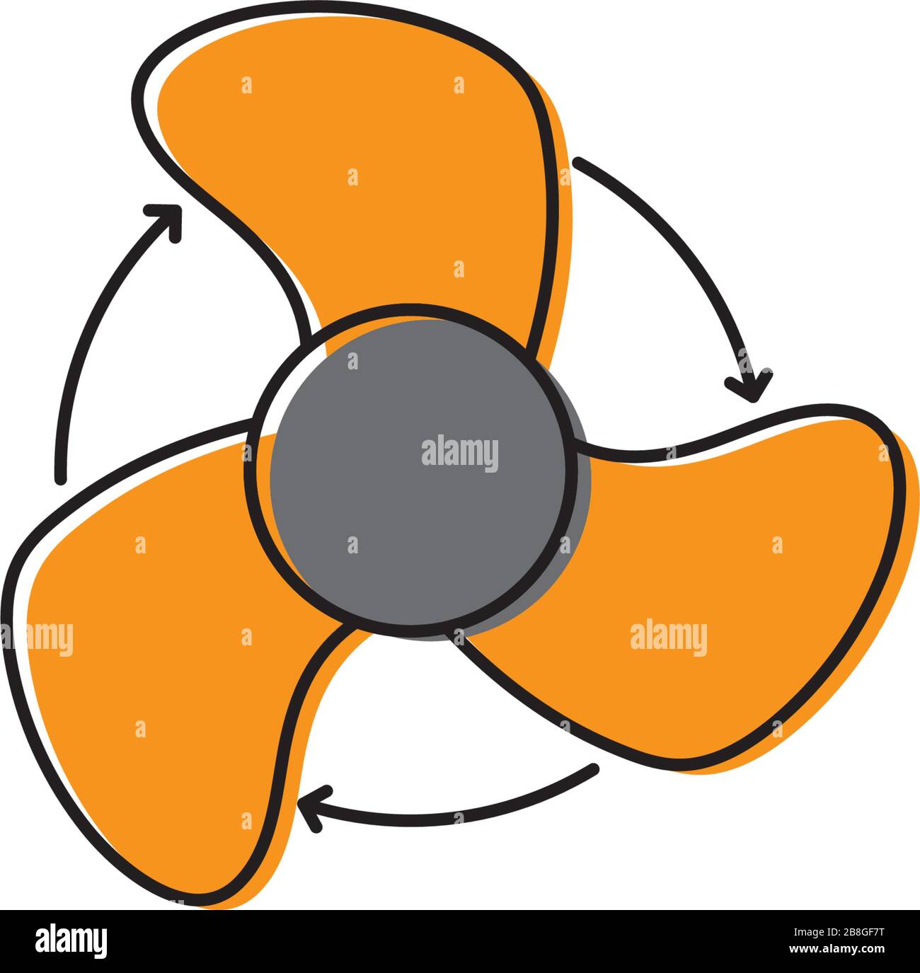 Swing fan Stock Vector Images - Alamy