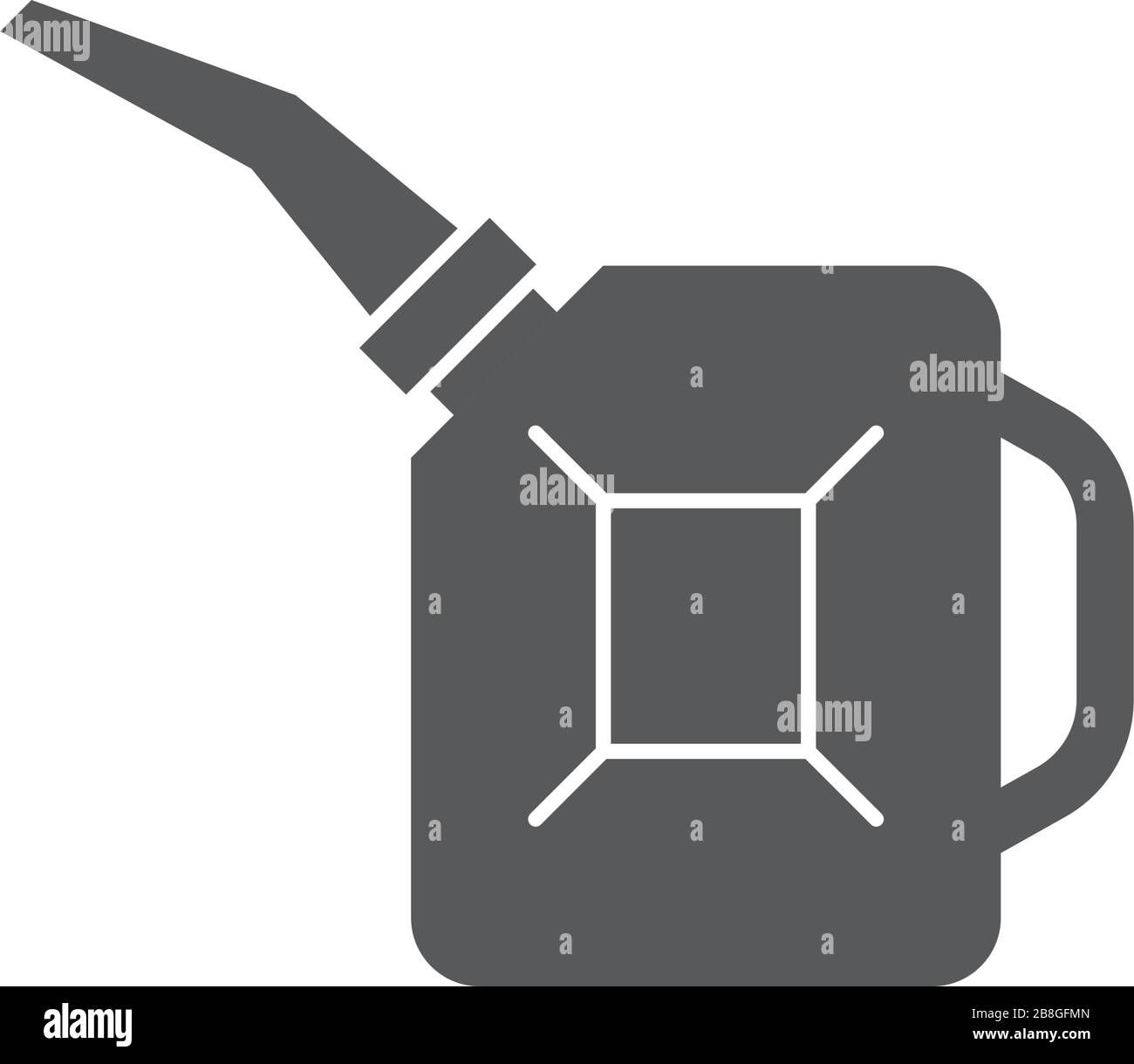 Oil gallon vector icon symbol isolated on white background Stock Vector ...