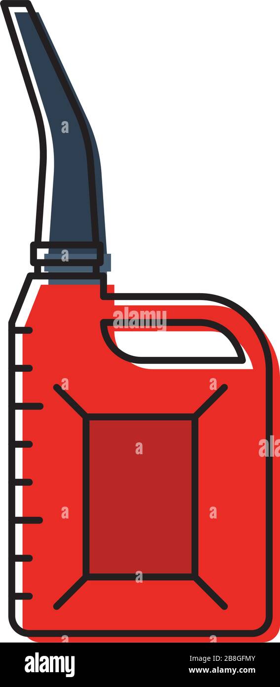 Oil gallon vector icon symbol isolated on white background Stock Vector ...