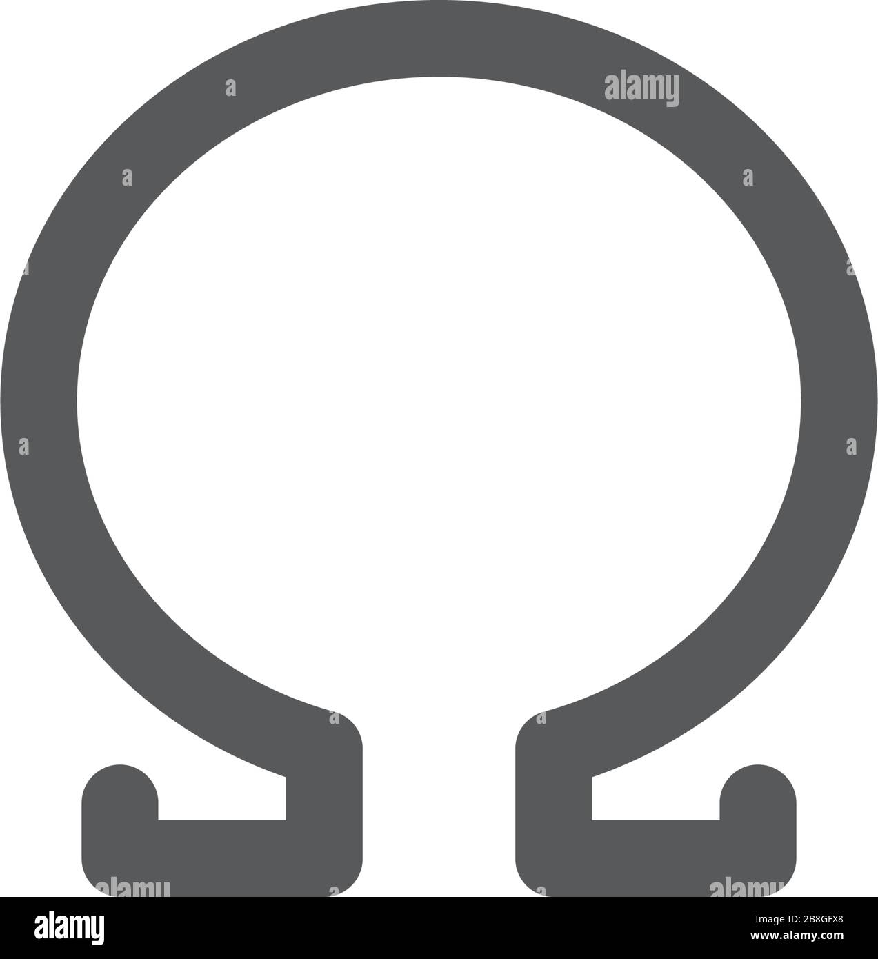 Ohm circle logo Stock Vector Images - Alamy