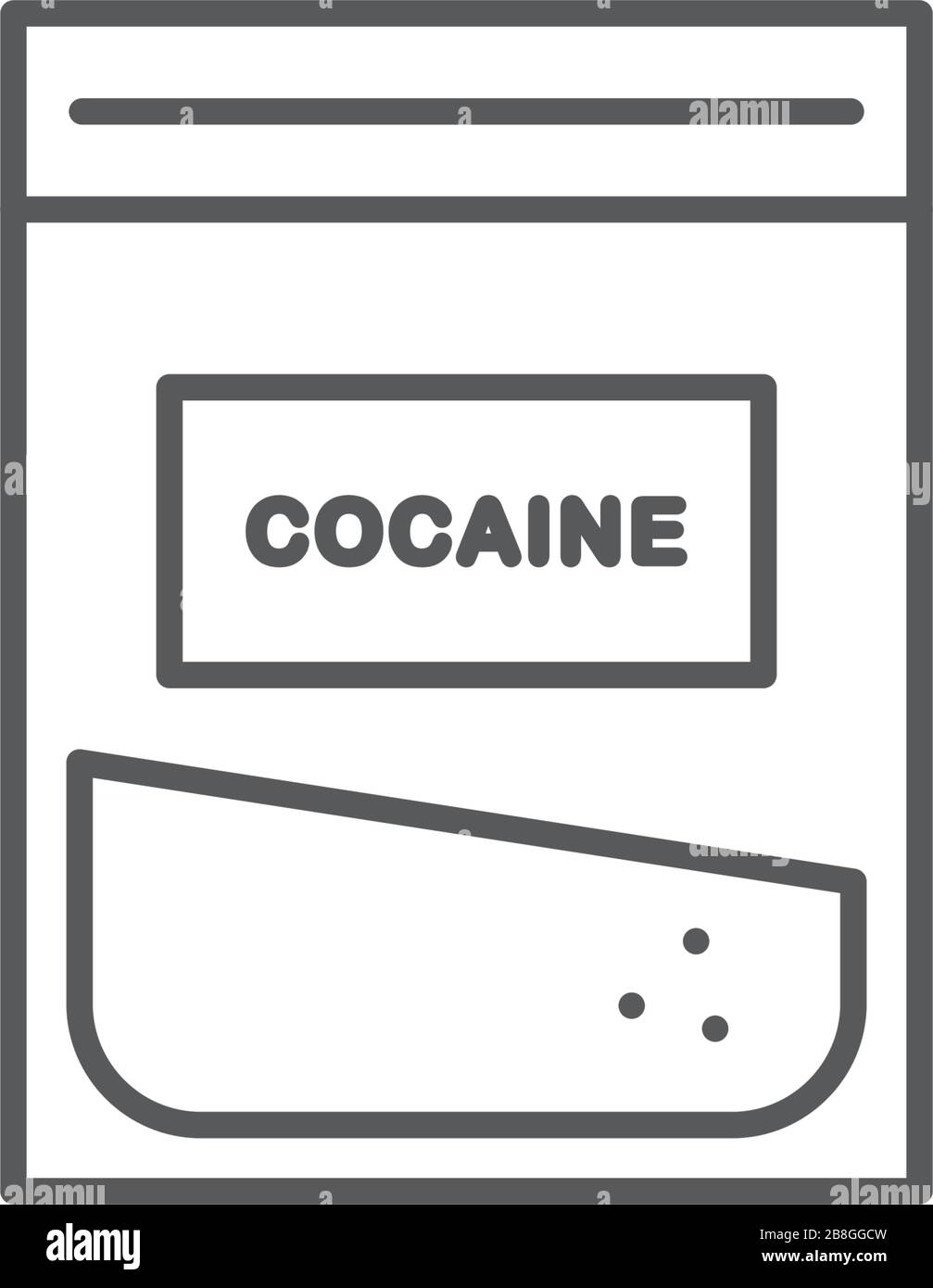 Cocaine line Stock Vector Images - Alamy