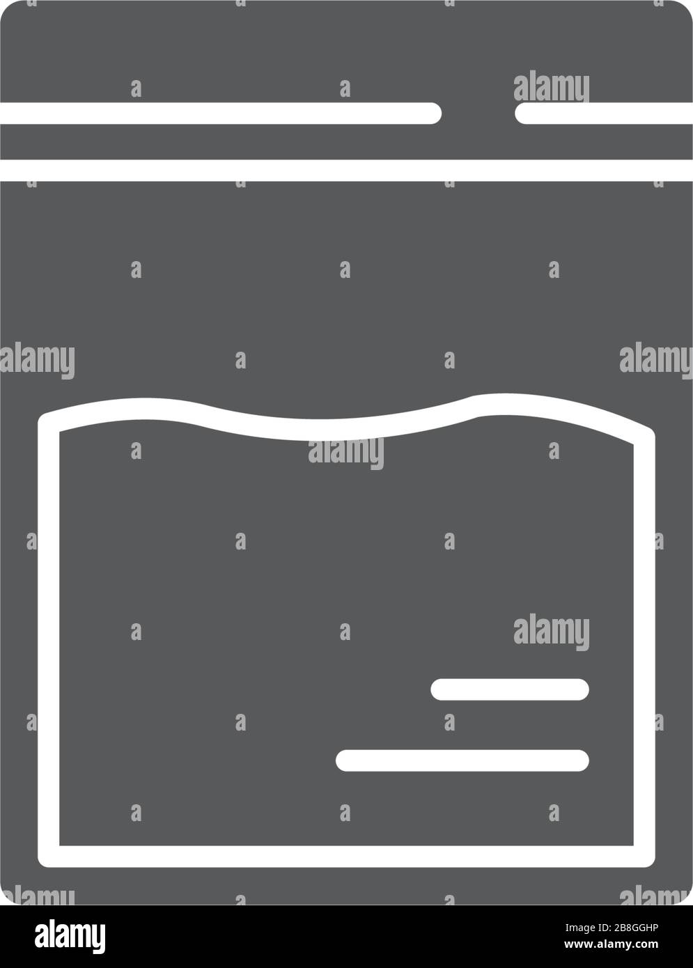 set of cocaine packet vector icon isolated on white background Stock ...