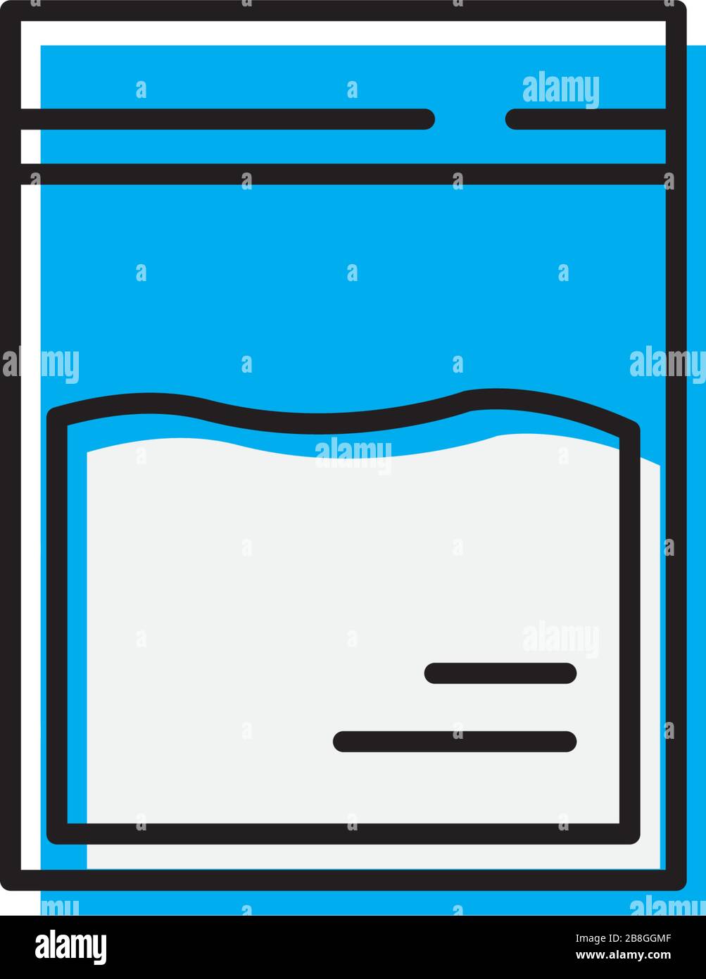 set of cocaine packet vector icon isolated on white background Stock ...