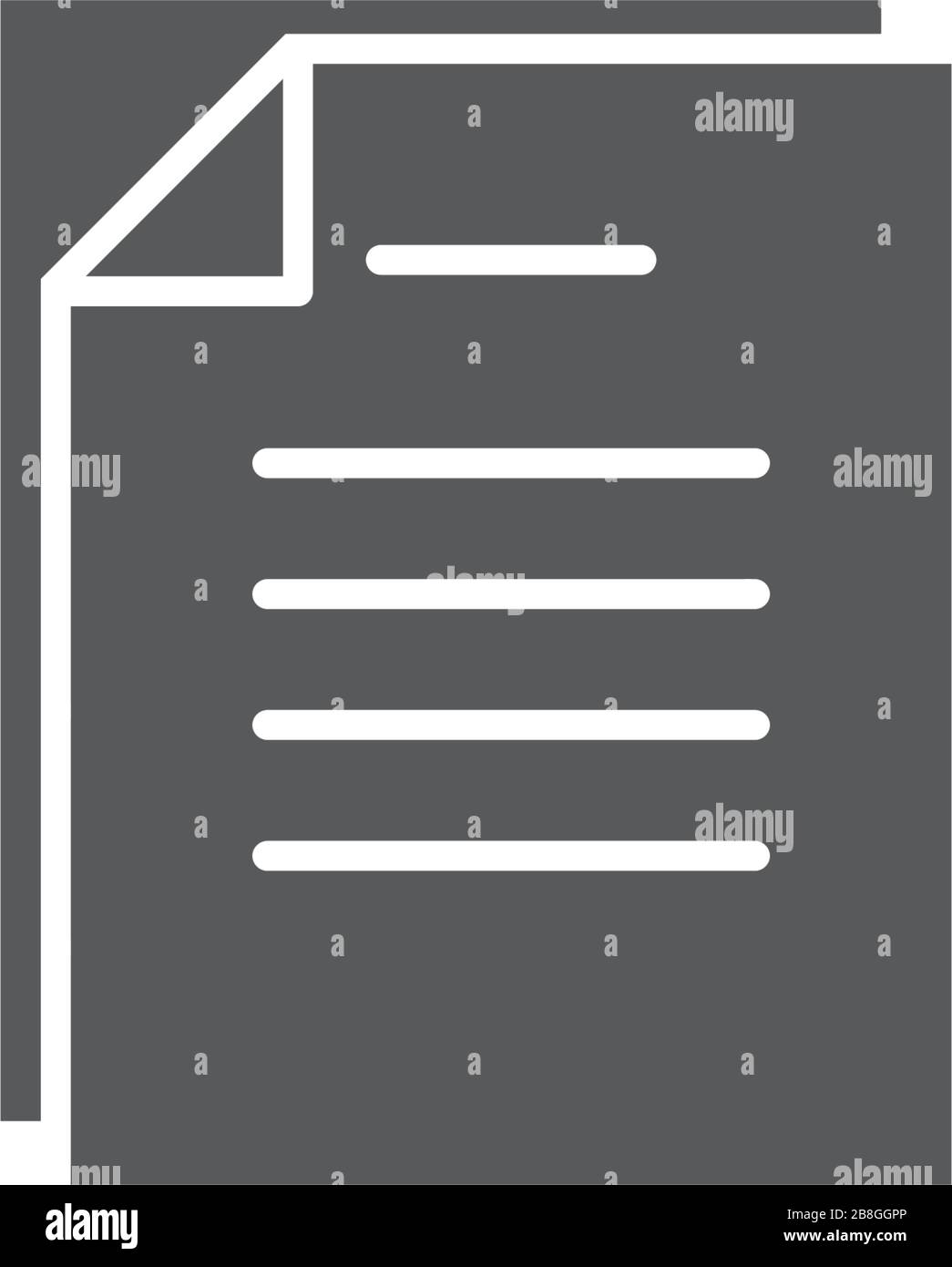 Document papers pile line icon, outline vector sign, linear style ...