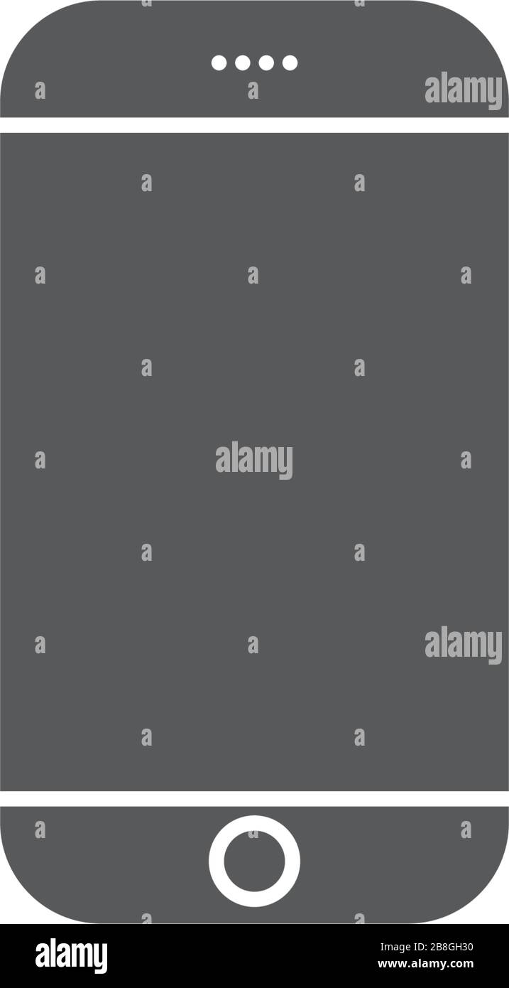 Smartphone line icon, outline vector icon illustration, linear ...