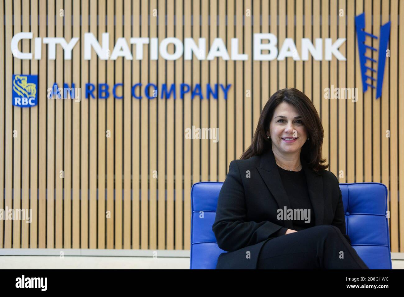 Los Angeles, California, USA. 26th Feb, 2020. Kelly Coffey, CEO of City ...