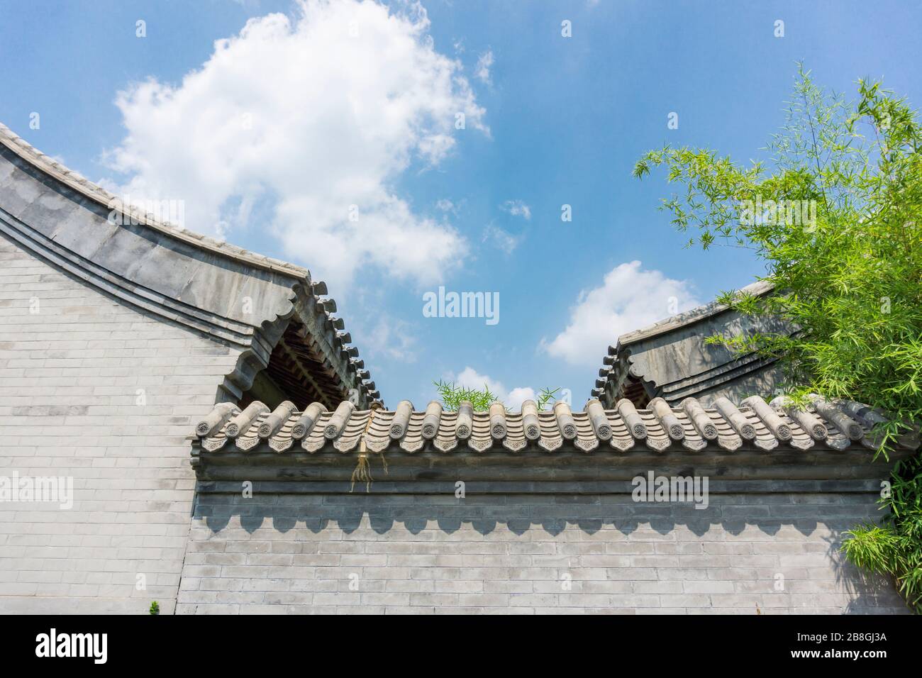 Beijing traditonal courtyard, Ancient Siheyuan Stock Photo - Alamy