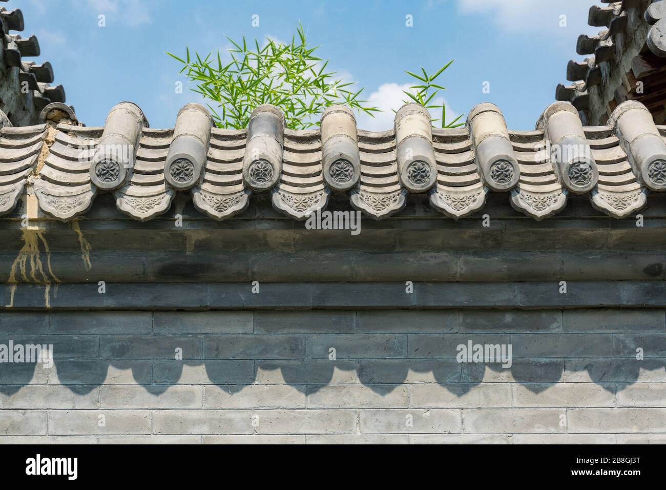 Beijing traditonal courtyard, Ancient Siheyuan Stock Photo - Alamy