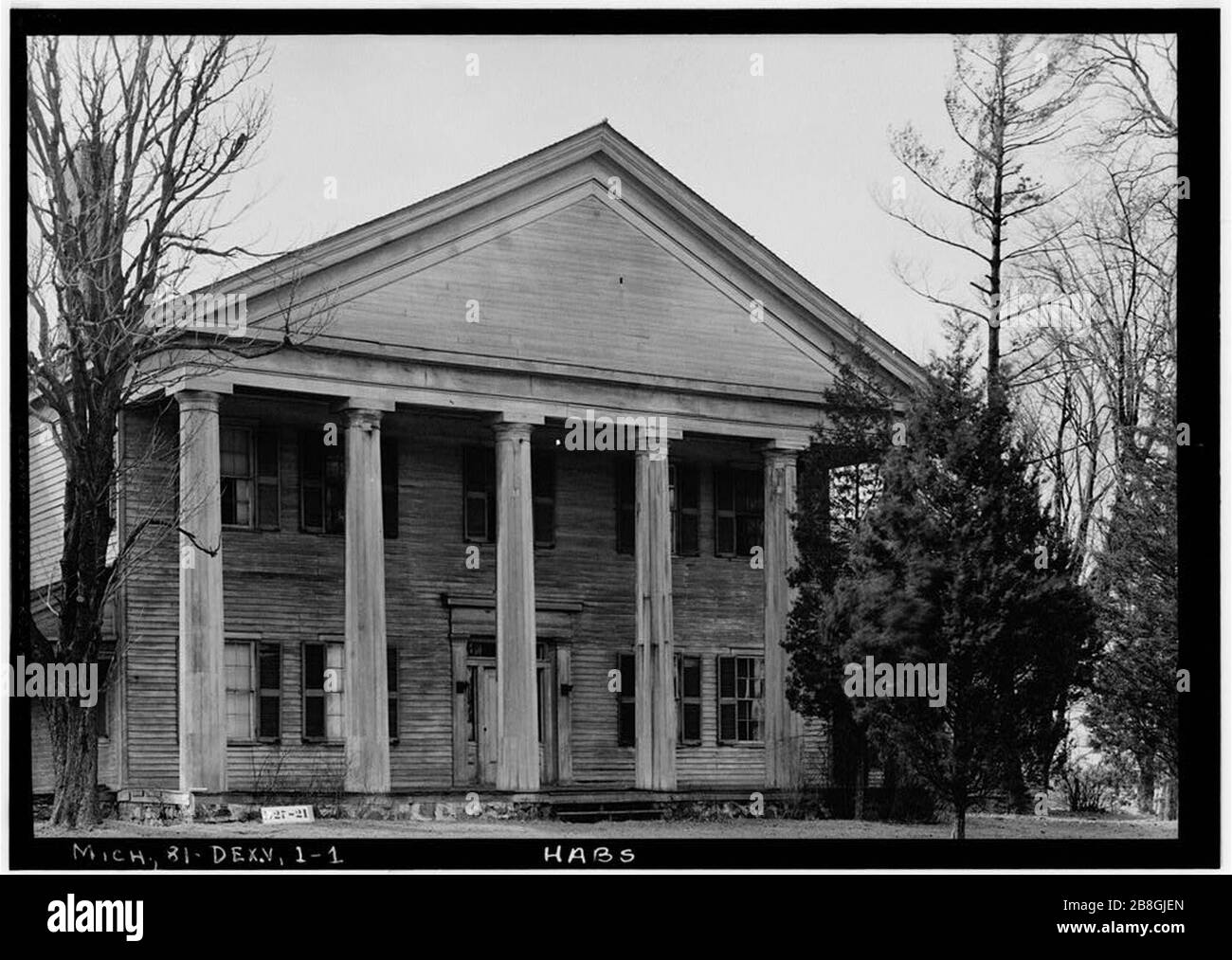 Gordon Hall Dexter MI 1934 east Stock Photo - Alamy