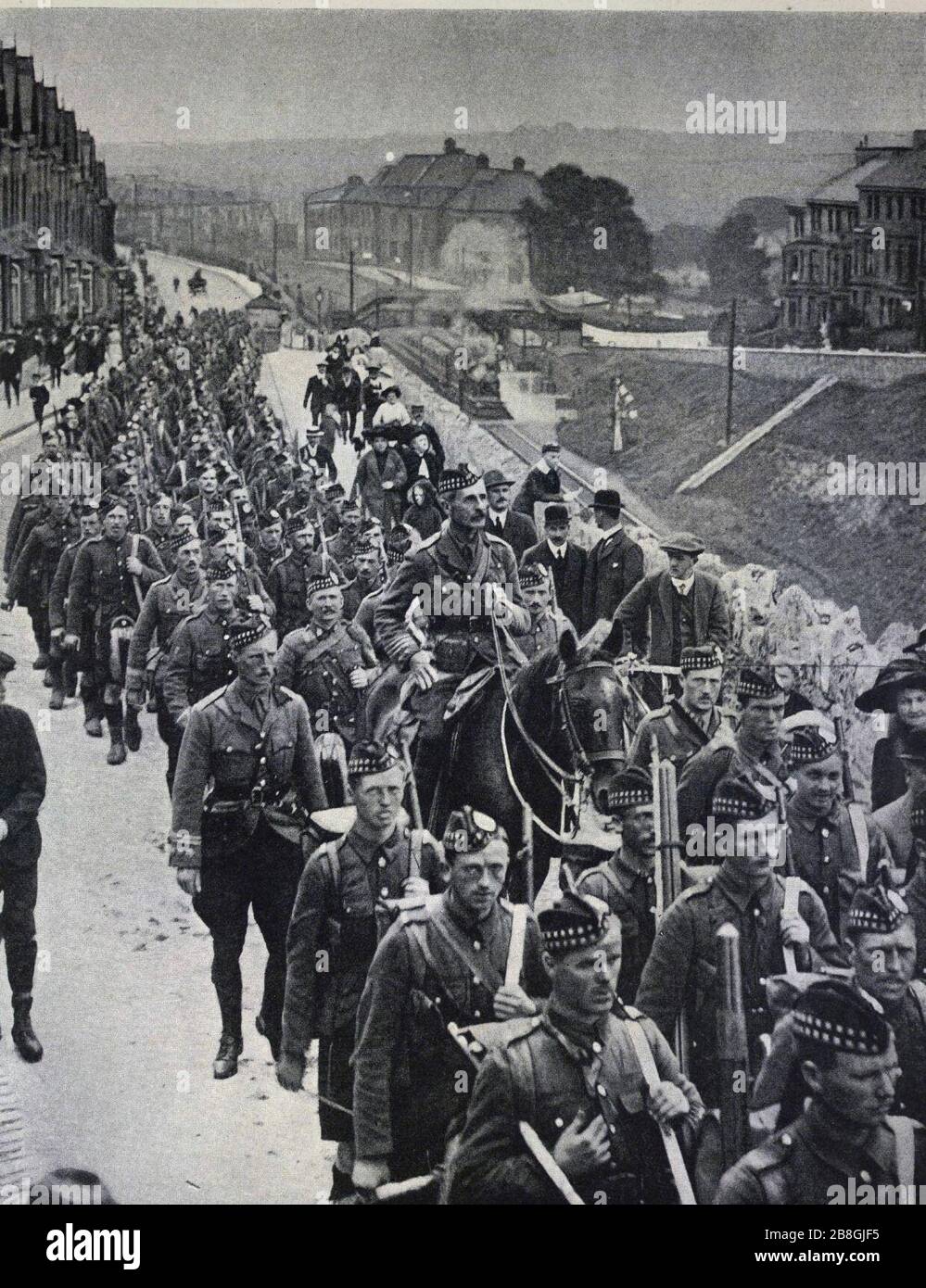 Gordon Highlanders (1914 Stock Photo - Alamy