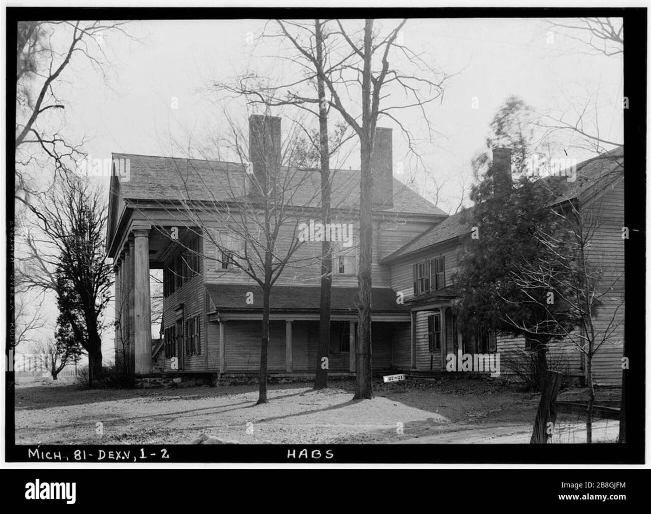 Gordon Hall Dexter MI 1934 north Stock Photo - Alamy