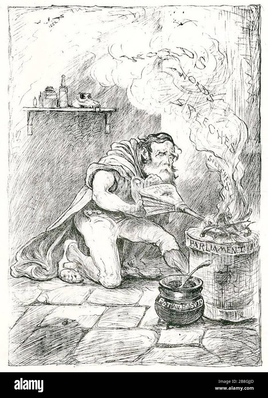 Gordon Spriggs first Ministry - 20 May 1882 - Schroder Stock Photo - Alamy