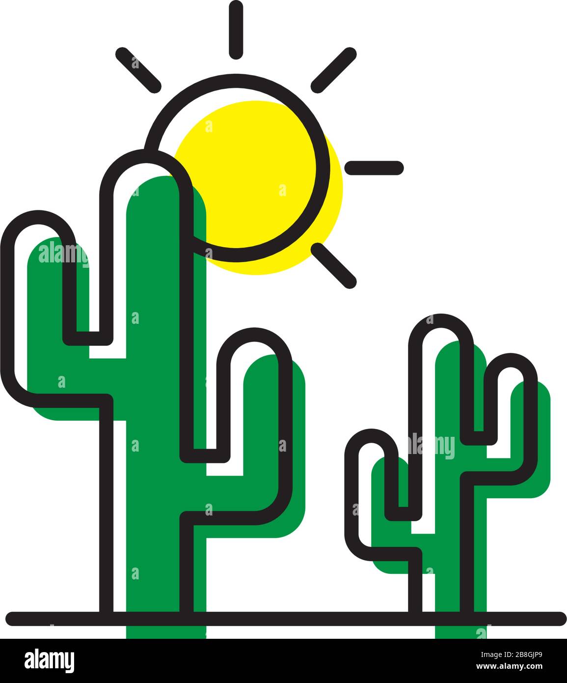 Four peaks mountains Stock Vector Images - Alamy