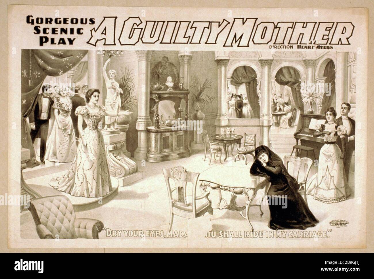 Gorgeous, scenic play, A guilty mother Stock Photo - Alamy