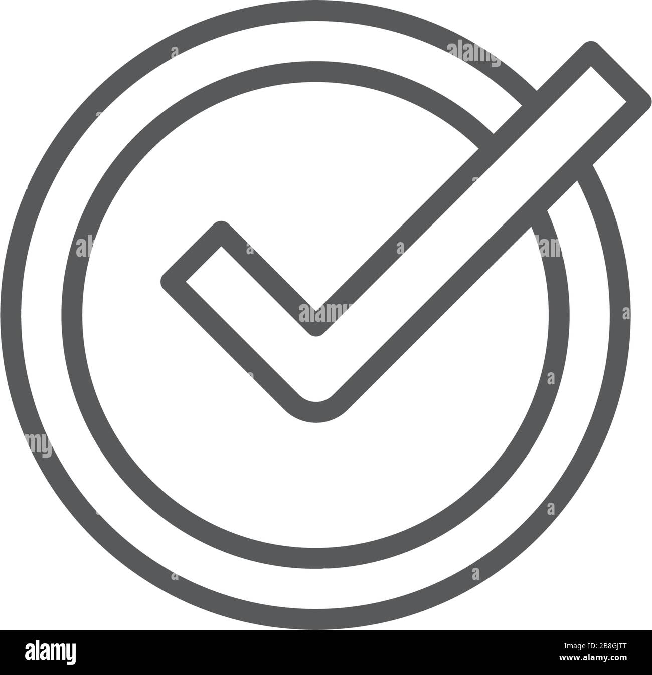 Check Time Icon Logo Design Element isolated on white background Stock ...