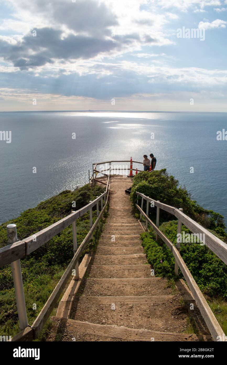 Two people dance together at Muir Beach Overlook in Marin County, CA ...