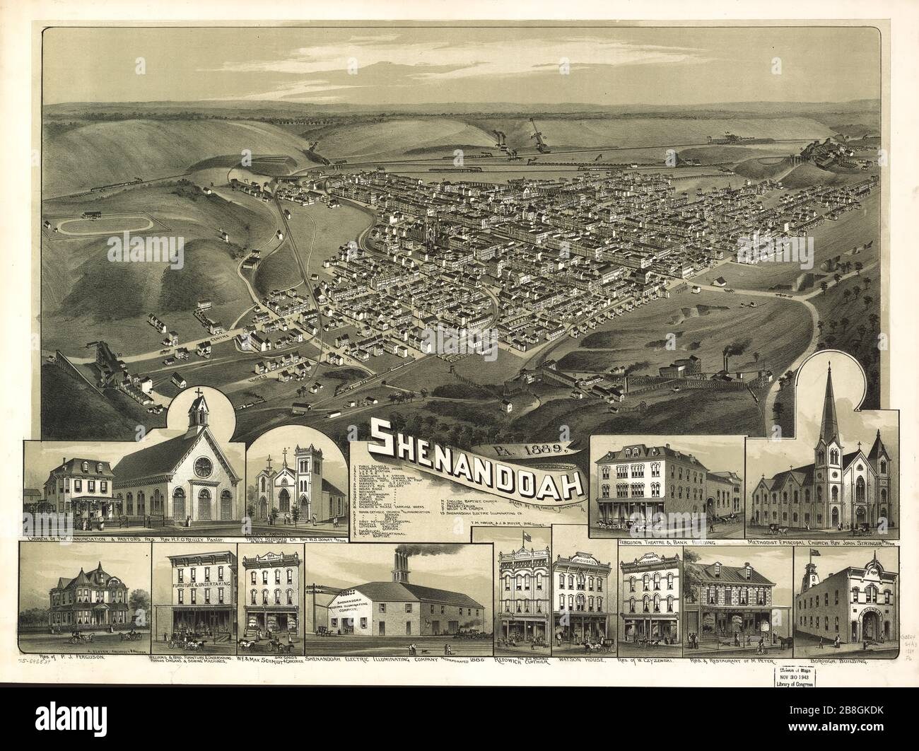 Map of fowler hi-res stock photography and images - Alamy