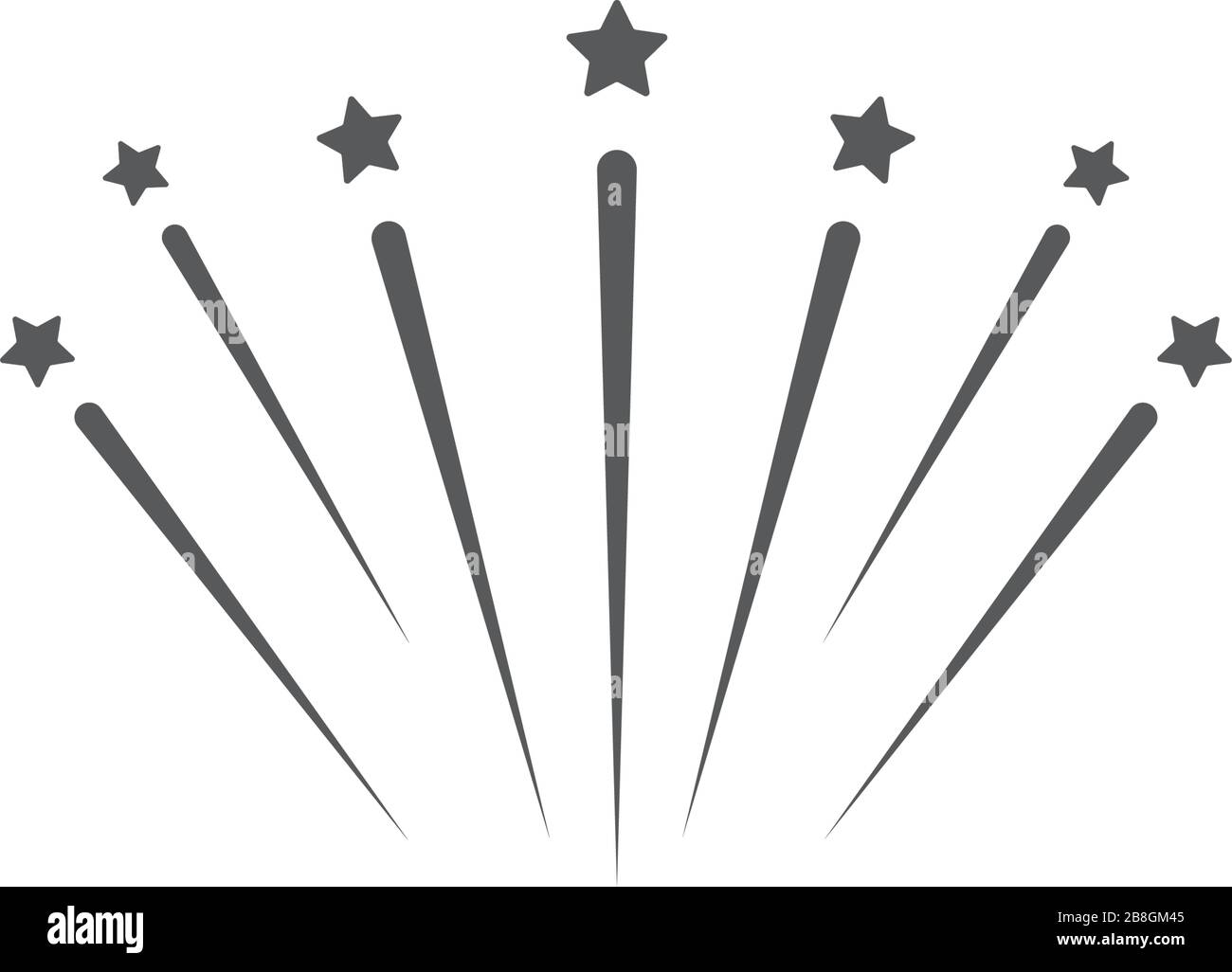 Fireworks line icon outline vector sign linear pictogram isolated on ...