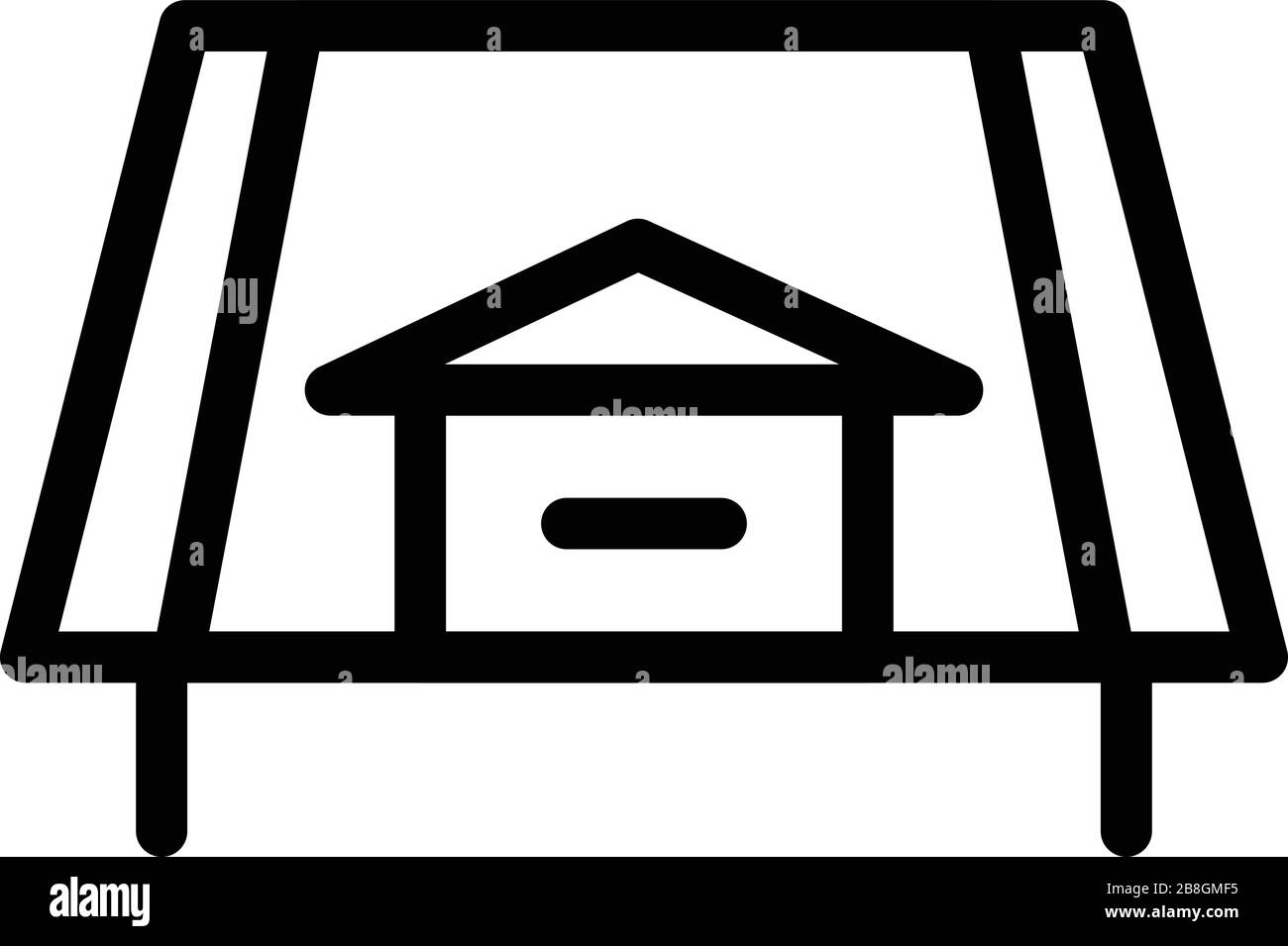Roof deck view Stock Vector Images - Alamy