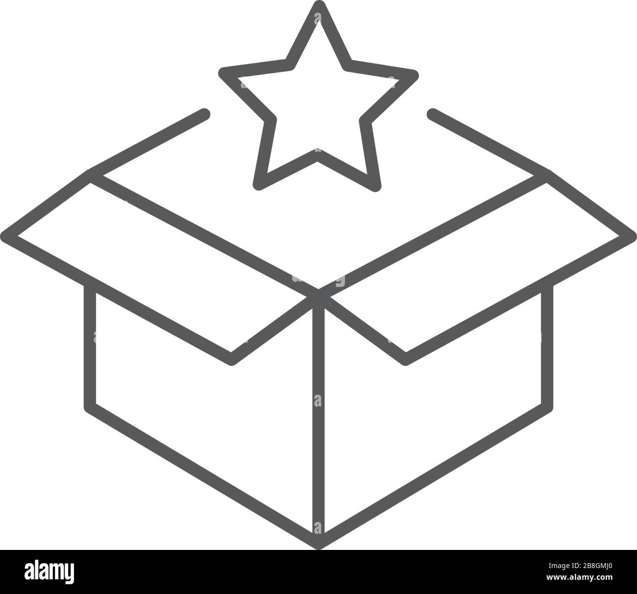 magic box star icon Element of magic for mobile concept and web apps ...