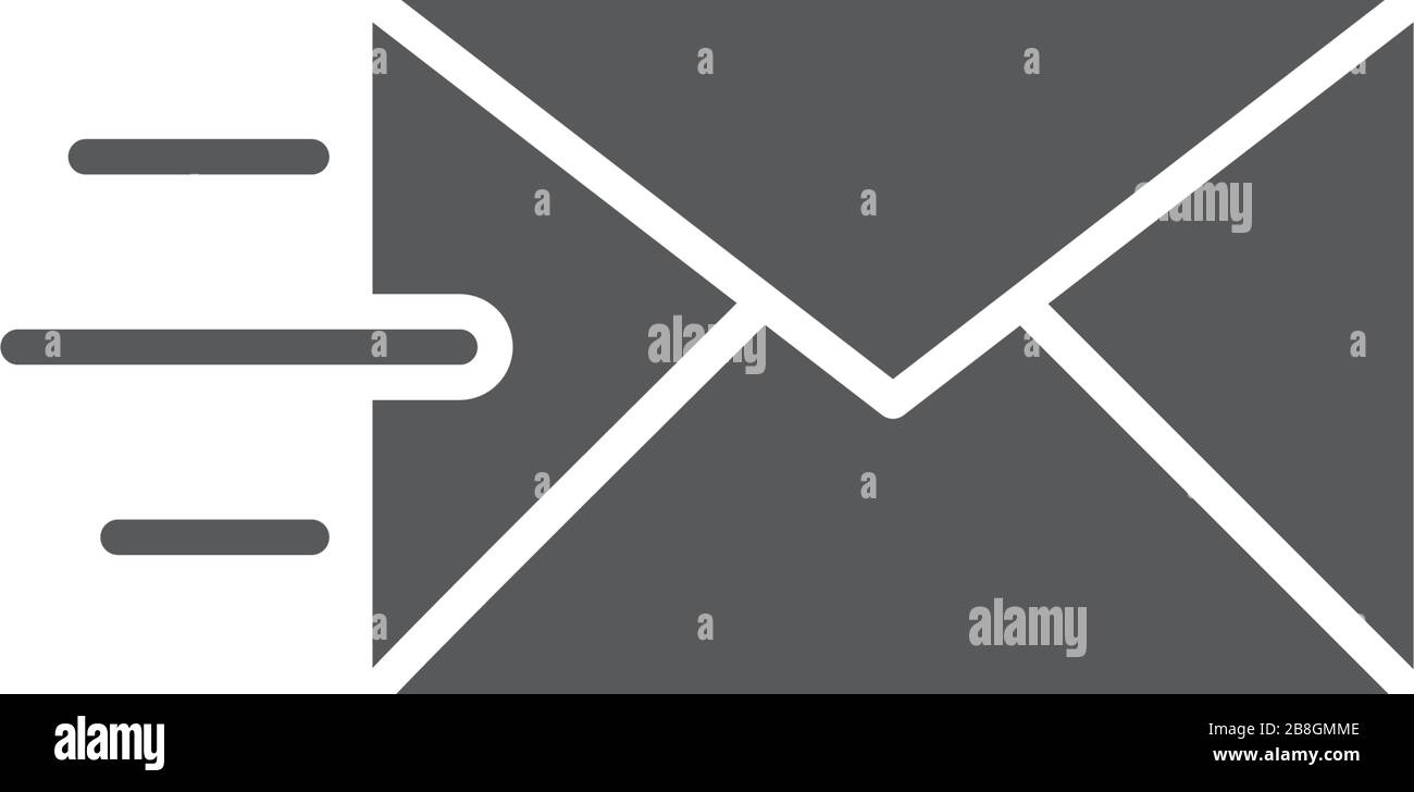Sending a message icon vector isolated on white background Stock Vector ...