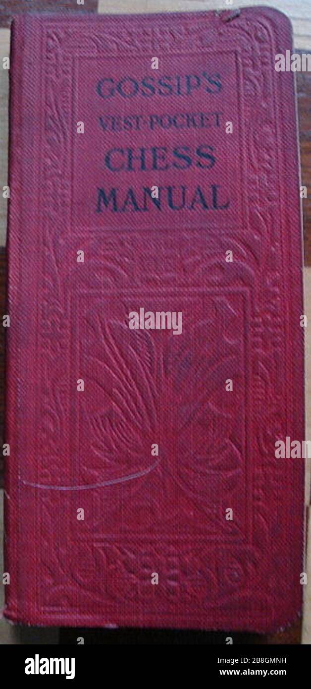 Gossip Vest-Pocket Chess Manual Stock Photo - Alamy