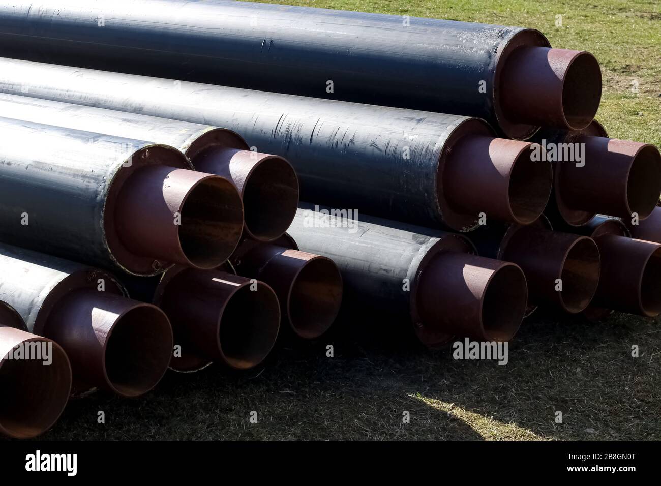 Folded pipes hi-res stock photography and images - Alamy