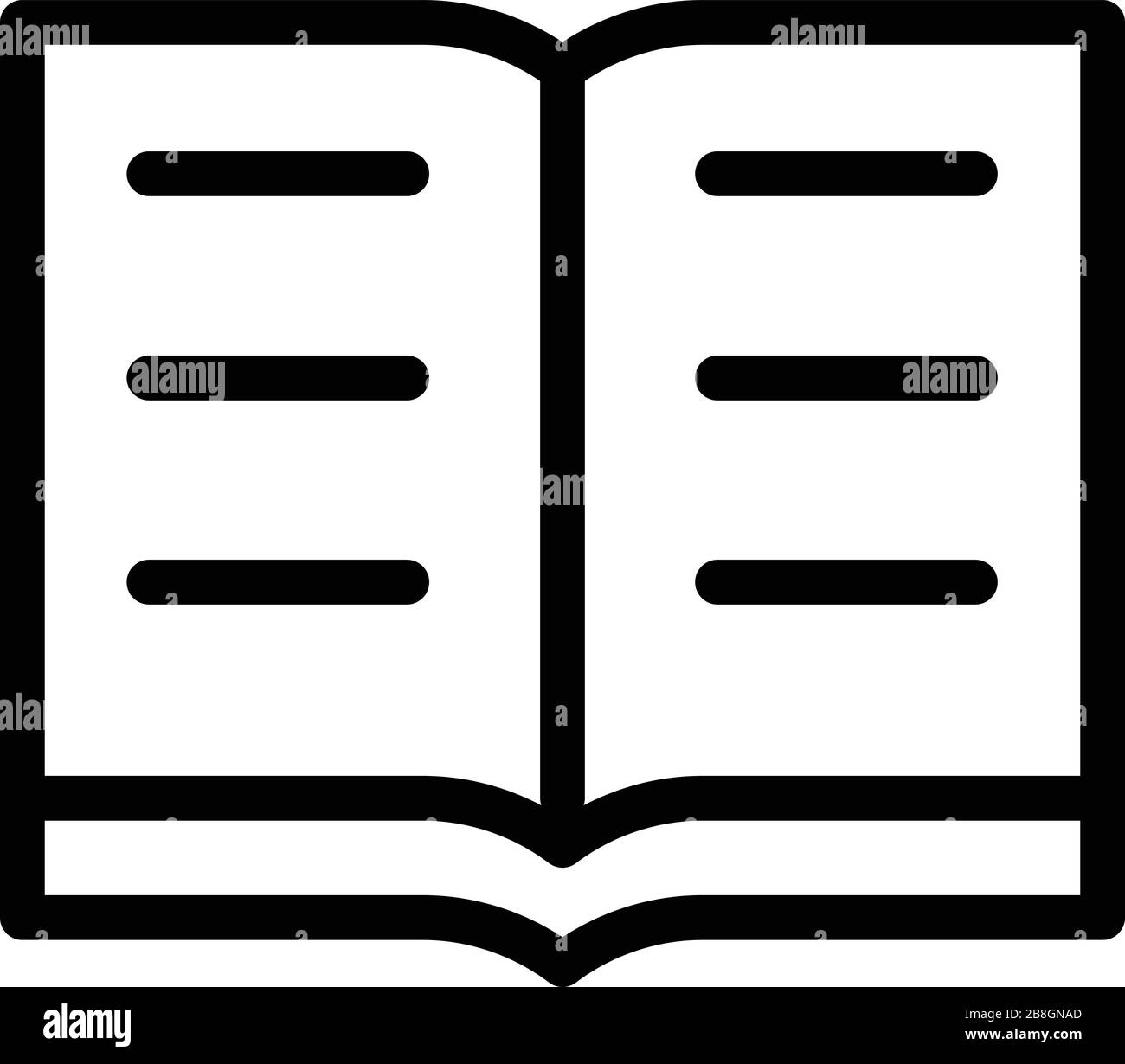 Open encyclopedia icon, outline style Stock Vector Image & Art - Alamy