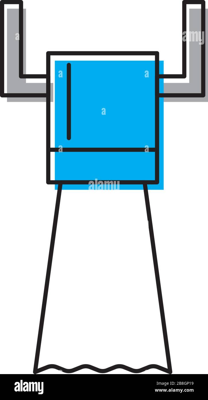 Simple flat spotlight vector icon. Spot light pictogram. Emblem ...