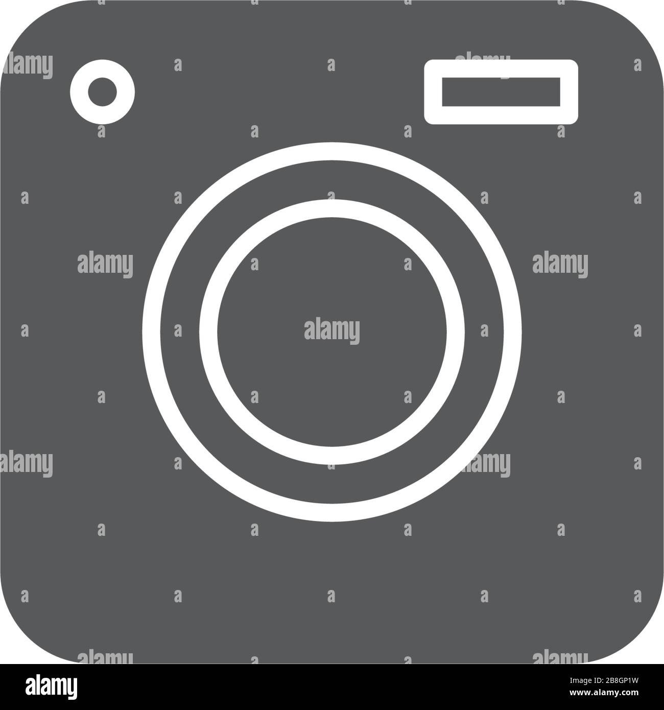 Instagram Gray Clock Icon