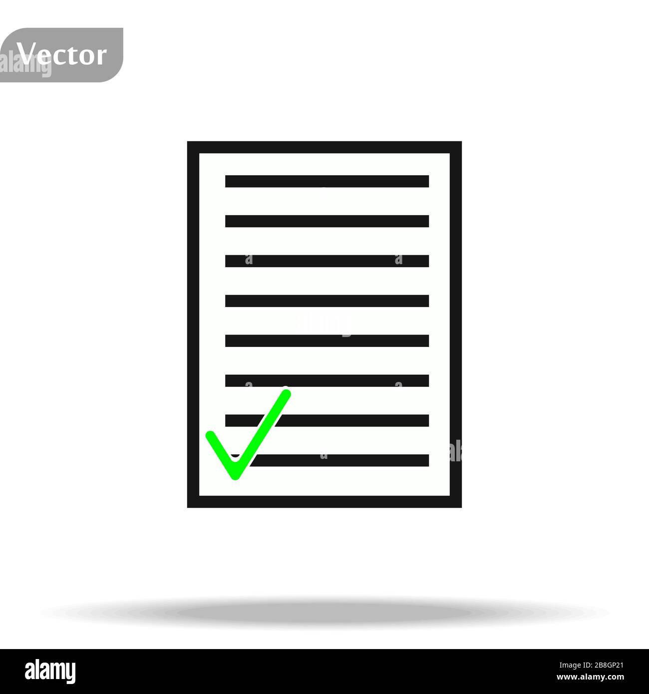 Checklist Icon Vector Logo Template Illustration Design. Vector EPS 10 ...