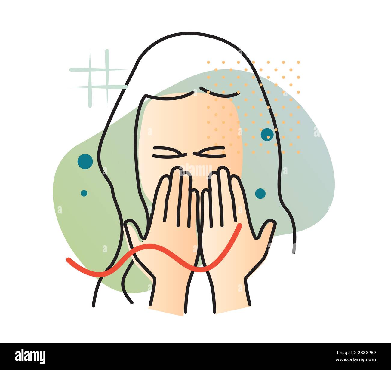 Common cold virus Stock Vector Images - Alamy