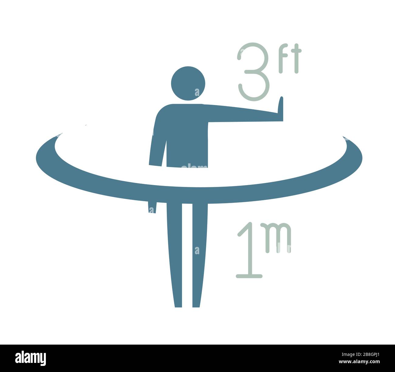 Maintain distance Stock Vector Images - Alamy