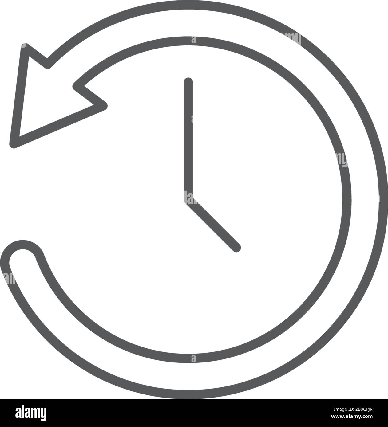 Backwards Clock High Resolution Stock Photography and Images - Alamy