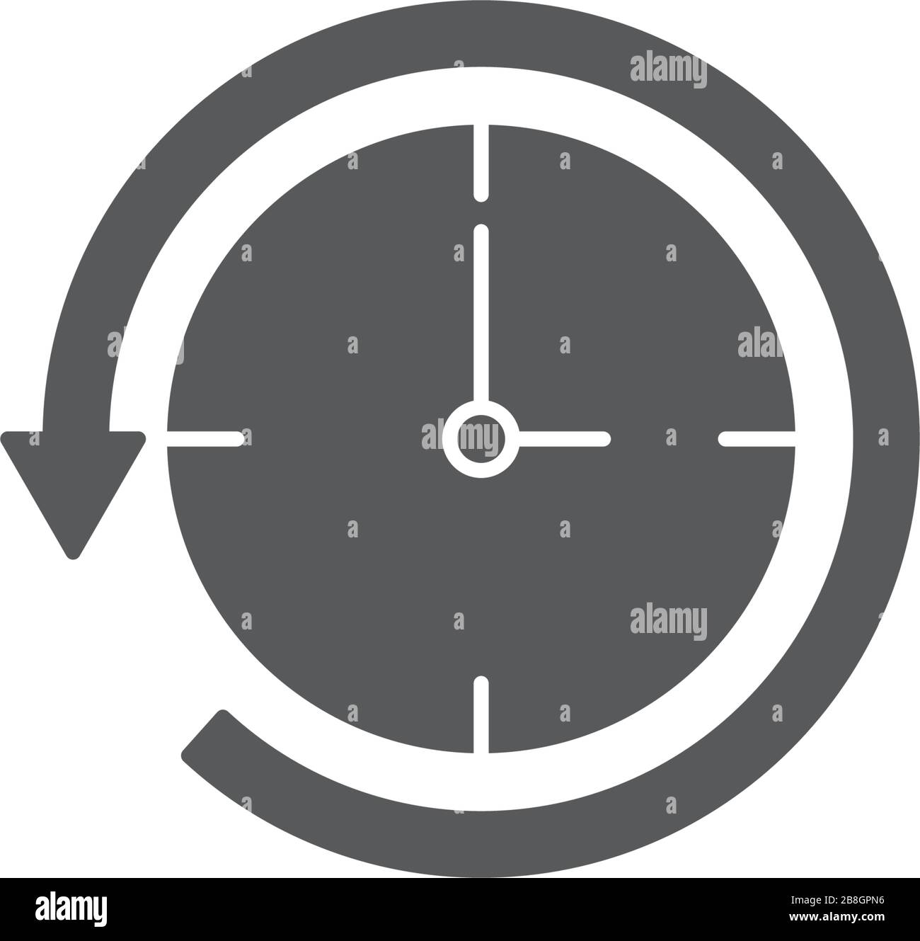 Backwards Clock High Resolution Stock Photography and Images - Alamy