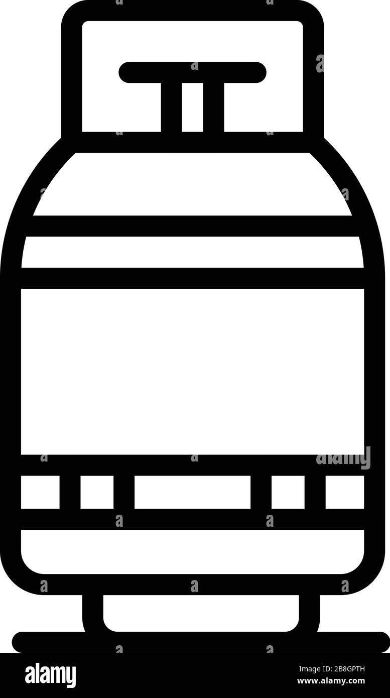 Medium gas tank icon, outline style Stock Vector Image & Art - Alamy
