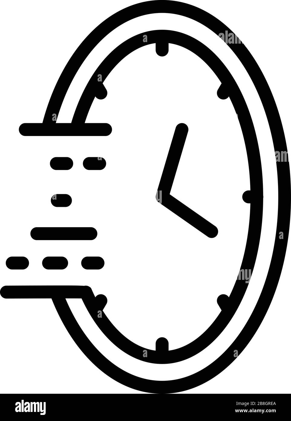 Time compressed Stock Vector Images - Alamy