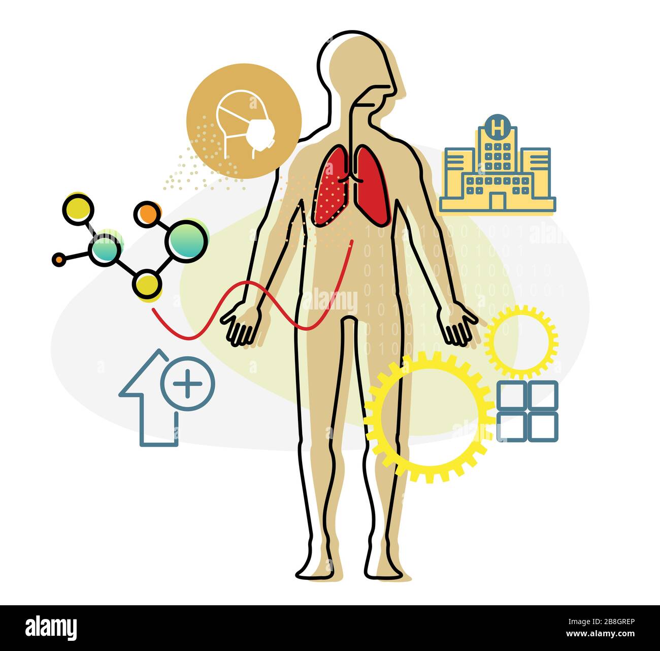 Disease Management Strategy - Illustration as EPS 10 File Stock Vector ...