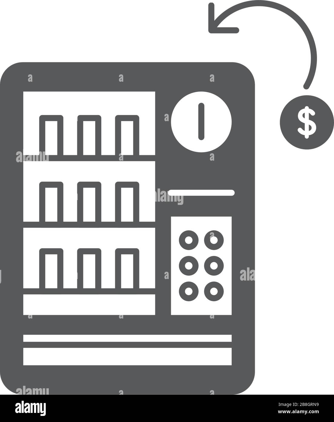 Food vending machines Stock Vector Images - Alamy