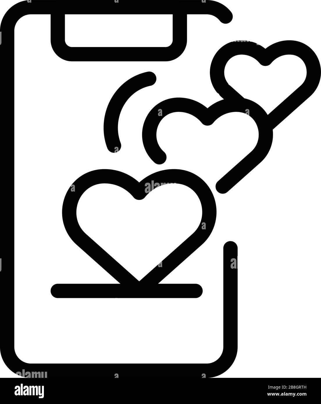 Instant messaging phone Black and White Stock Photos & Images - Alamy