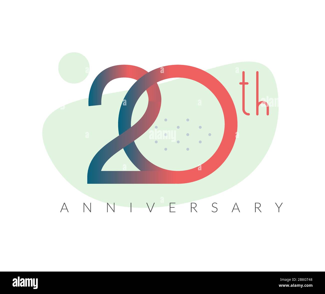 20 Years Anniversary - Illustration as EPS 10 File Stock Vector Image ...